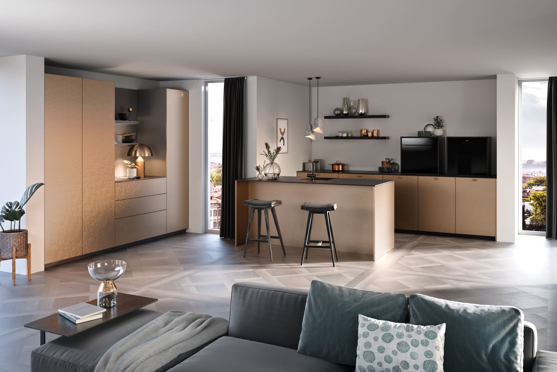 Metallic Kitchens | Kitchens By Design Ross